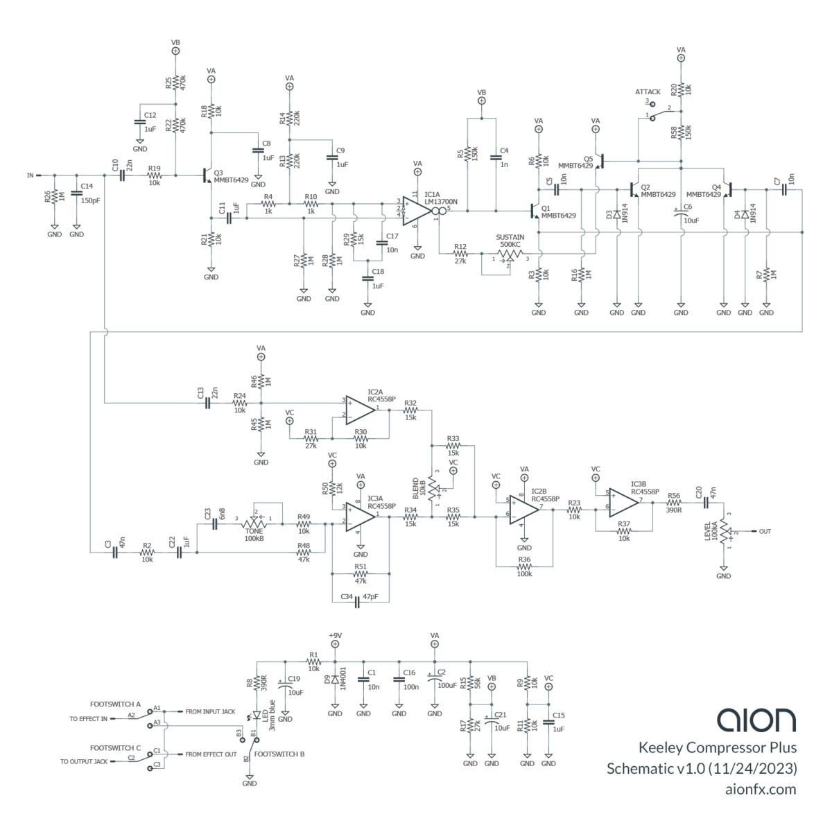 Tracing Journal: Keeley Compressor Plus - Aion FX